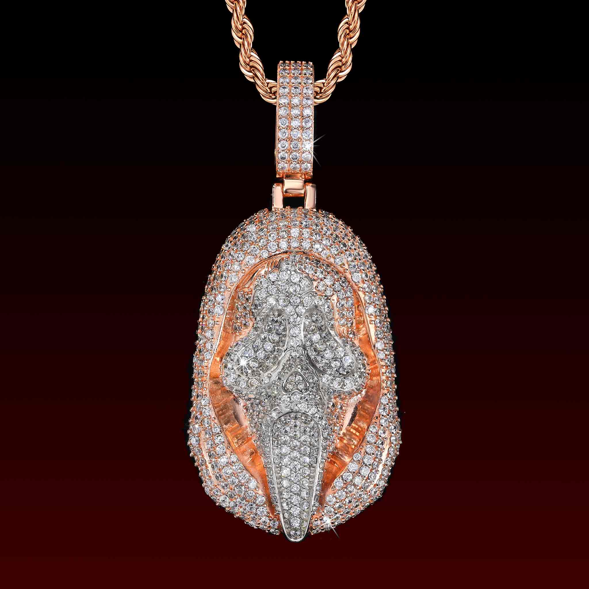Screaming Reaper Iced Out Pendant – Globetuch