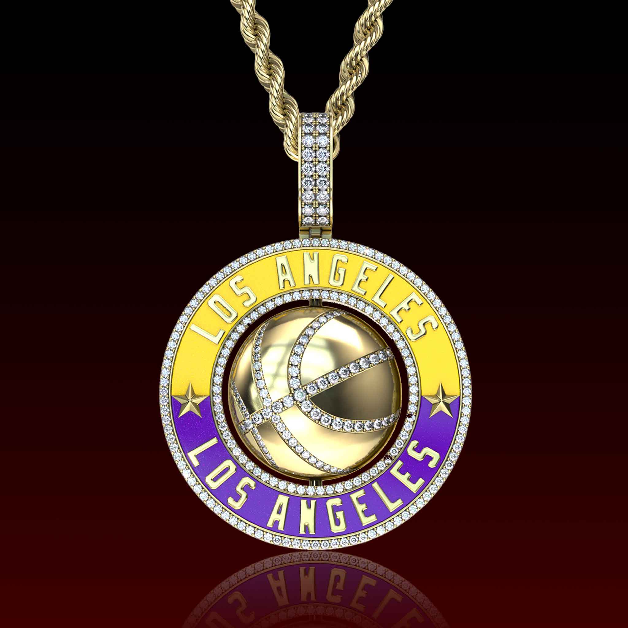 California Style 3D Rotating Pendant – Globetuch