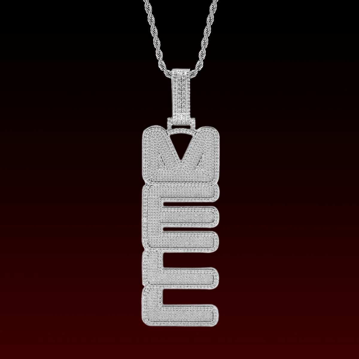 Upright Design Custom Letter Pendant – Globetuch
