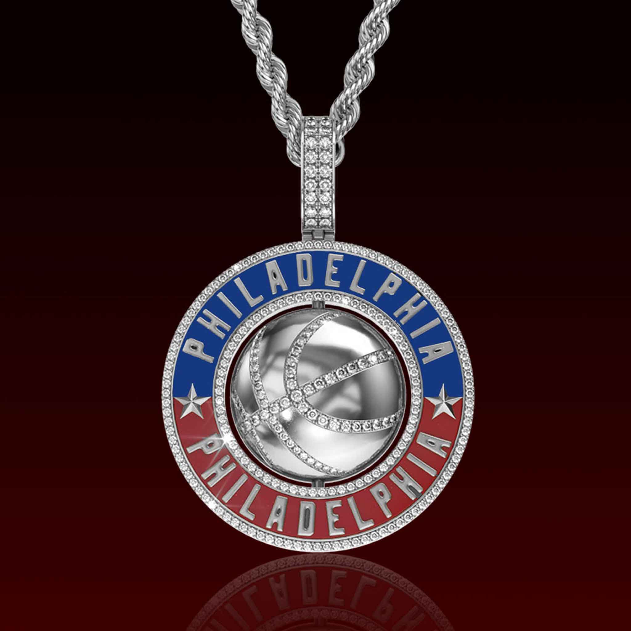 Philly Gear 3D Rotating Pendant – Globetuch
